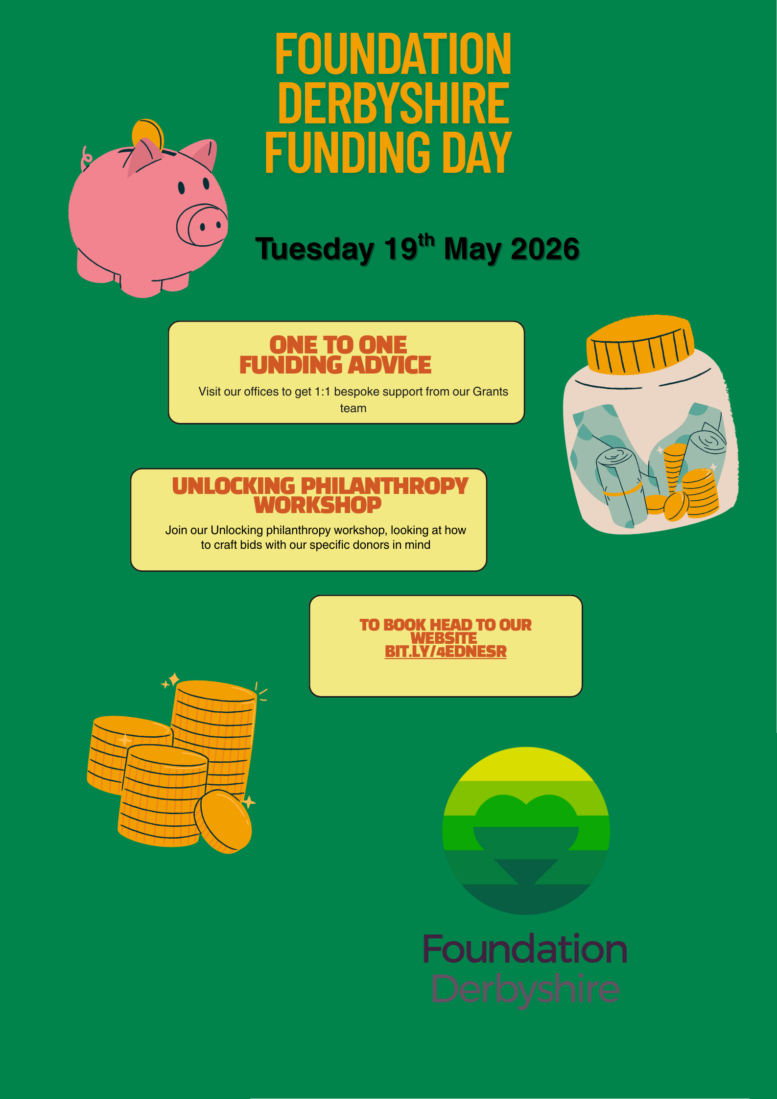Foundation Derbyshire: Funding Support Day | Community Action Derby