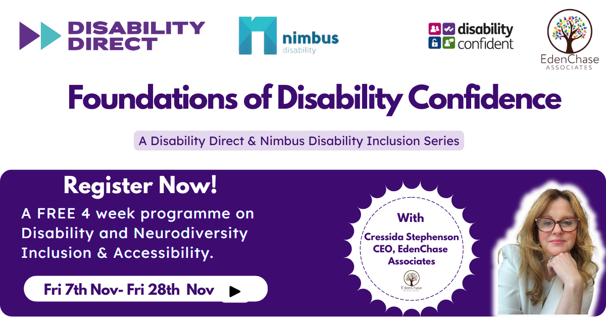 Build Your Foundations of Disability Confidence – Free Webinar Series ...
